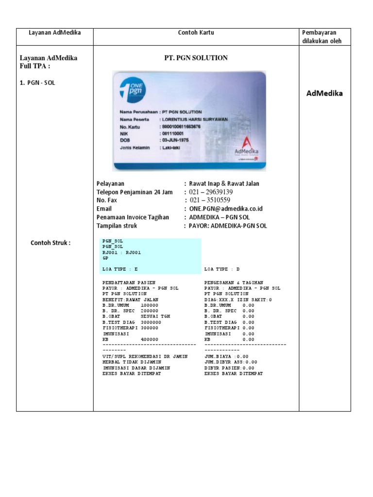 Layanan AdMedika | PDF