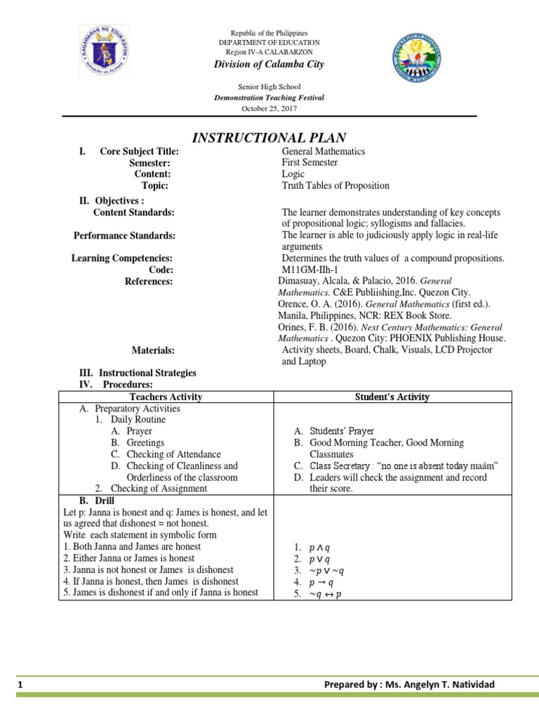 Demo Teaching | PDF | If And Only If | Mathematical Logic