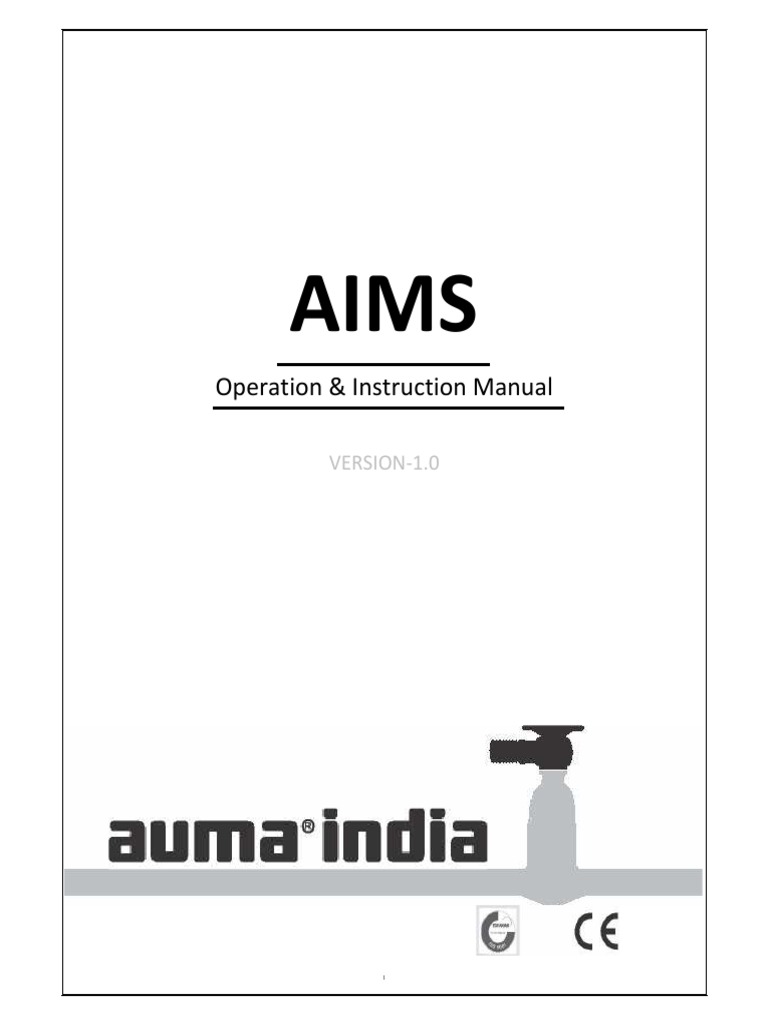 Aims Manual Version1 | PDF | Input/Output | Bit
