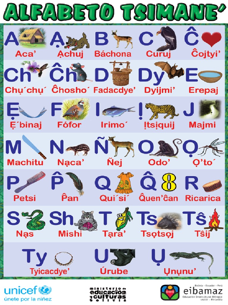 Abecedario Tsimane | PDF