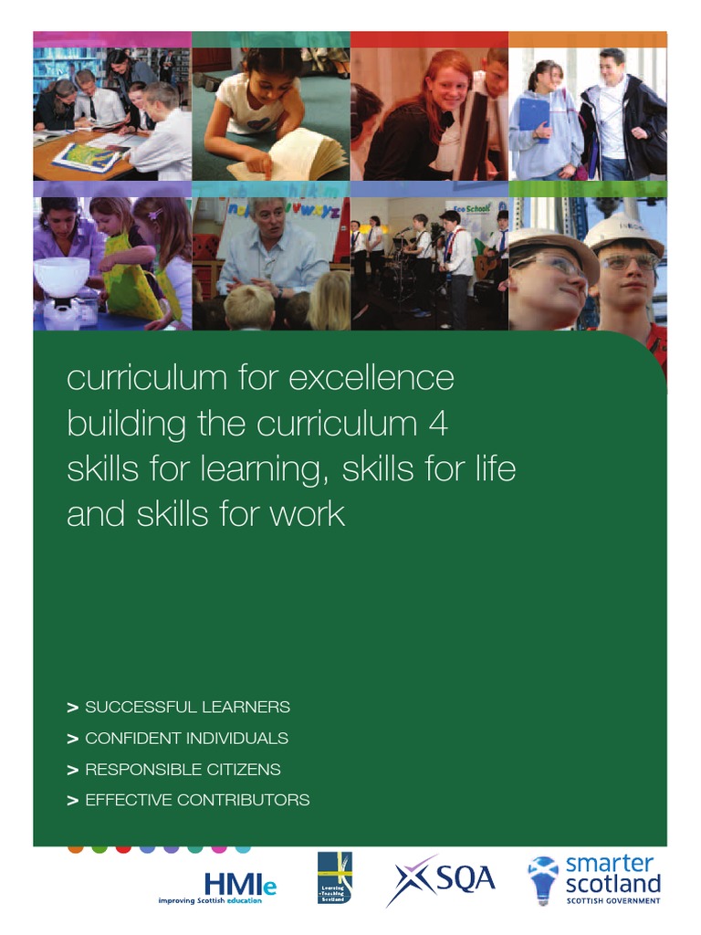 Curriculum For Excellence Building The Curriculum 4 Skills For Learning ...