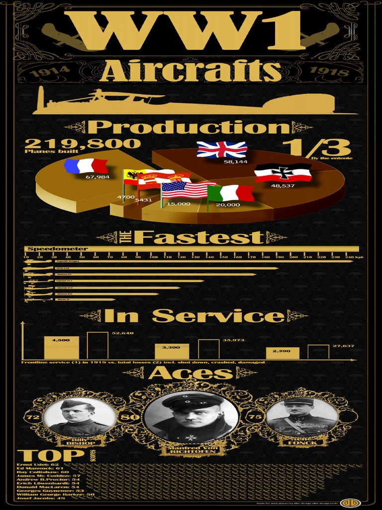 Statistics WW1 Planes Light | PDF