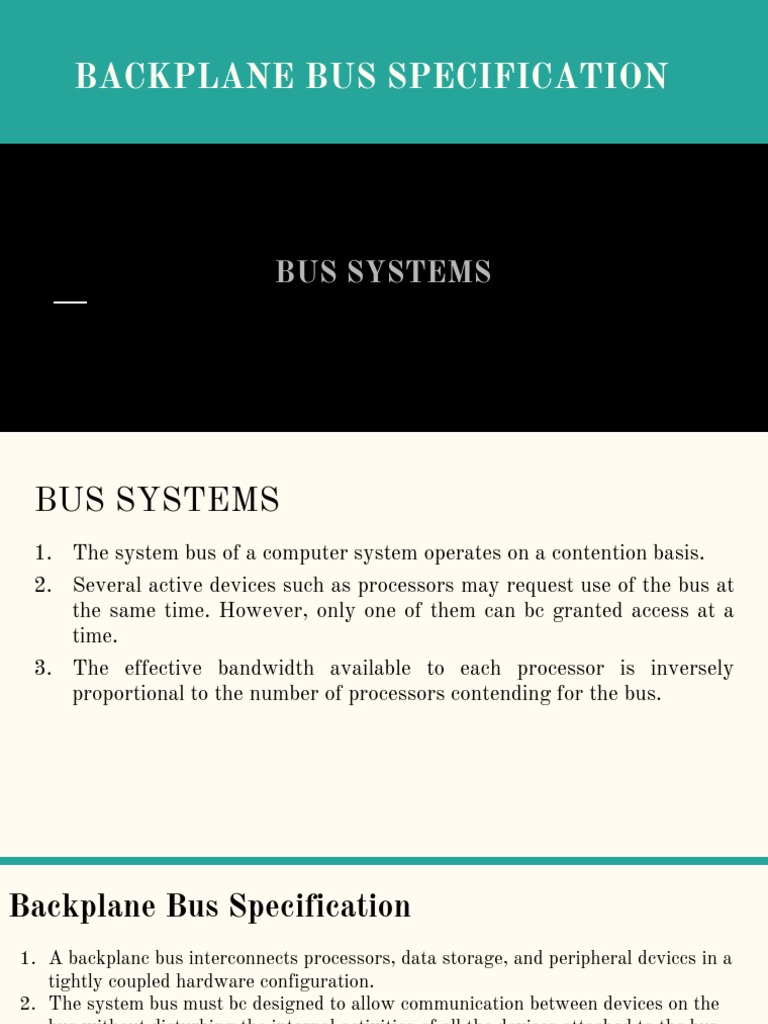 Bus Systems | PDF | Digital Electronics | Physical Layer Protocols