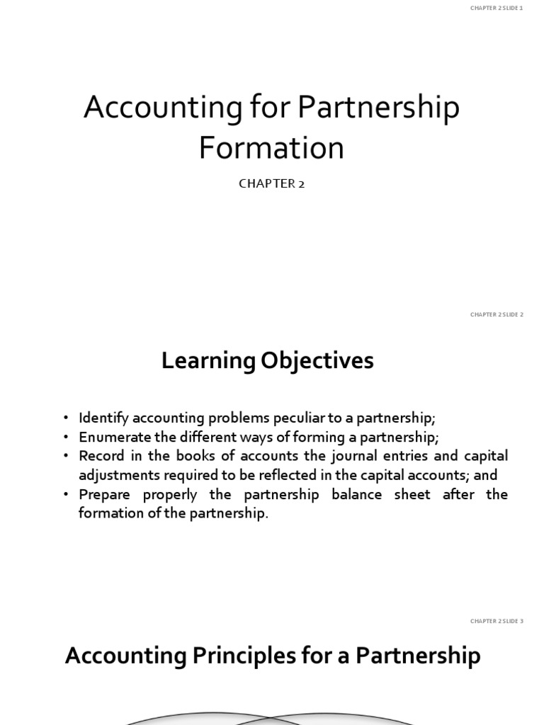 Chapter 2 - Accounting For Partnership Formation2 (NO ILLUS) | PDF ...