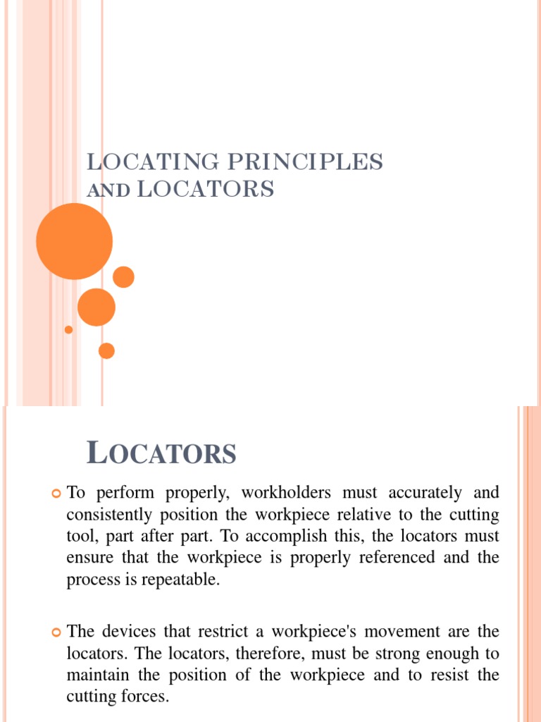 Locating Principle and Locators | PDF | Machining | Industrial Processes