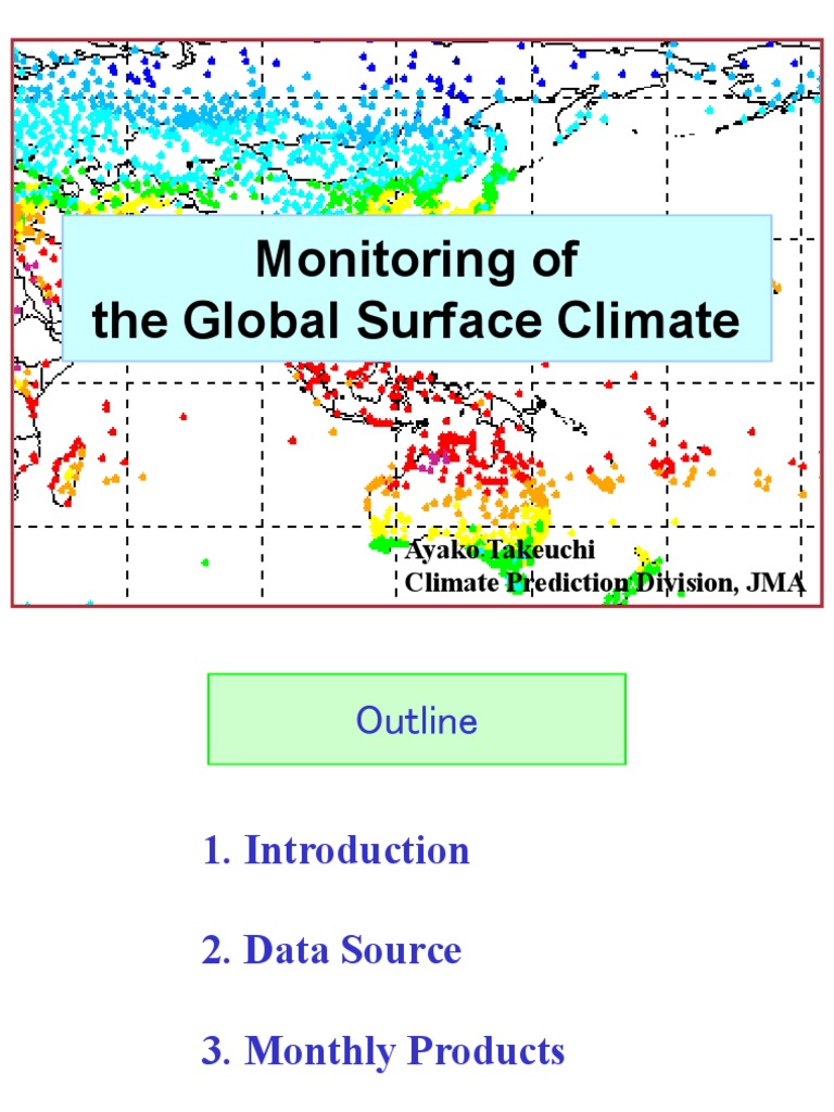 Global Climate Monitoring PDF | PDF | Climate | Precipitation