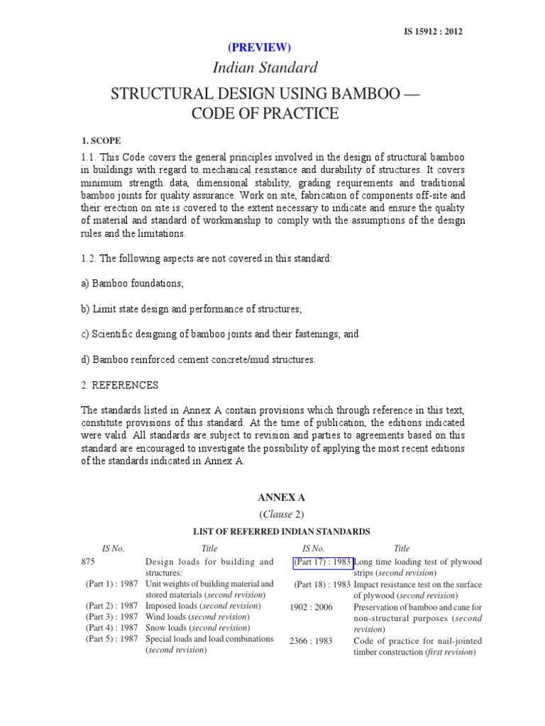 Structural Design Using Bamboo | PDF | Stress (Mechanics) | Bending