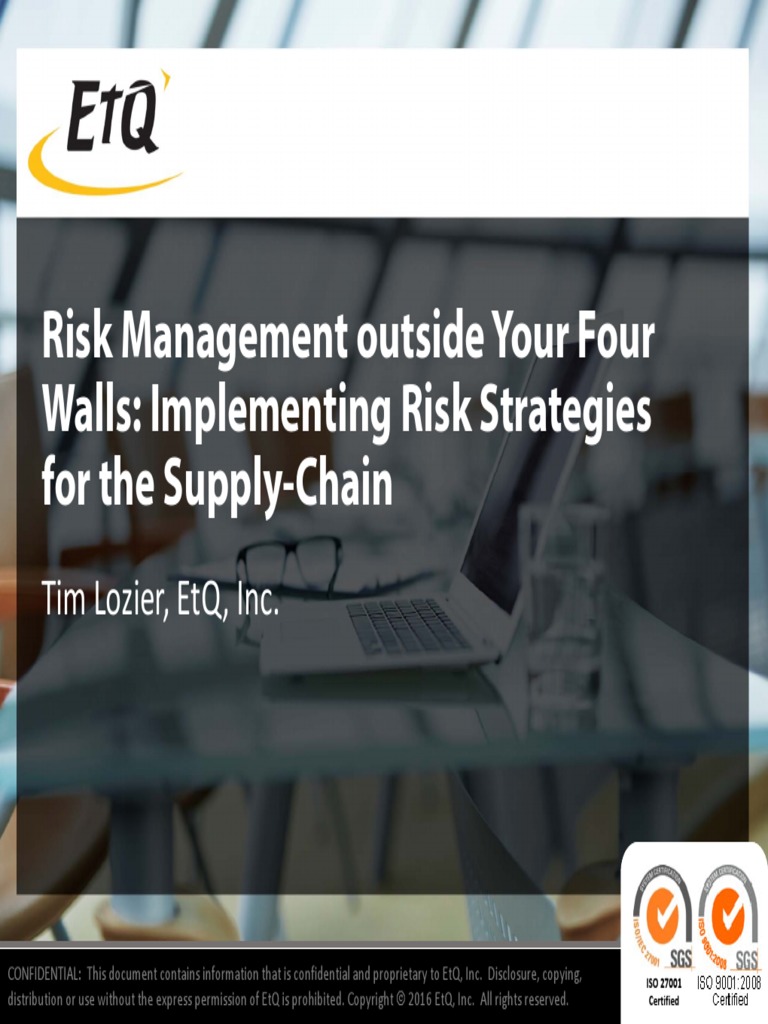 Supply Chain Risk Management | PDF | Supply Chain | Risk Management