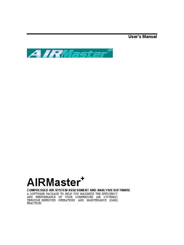 Airmaster User Manual | PDF | Menu (Computing) | Data Compression
