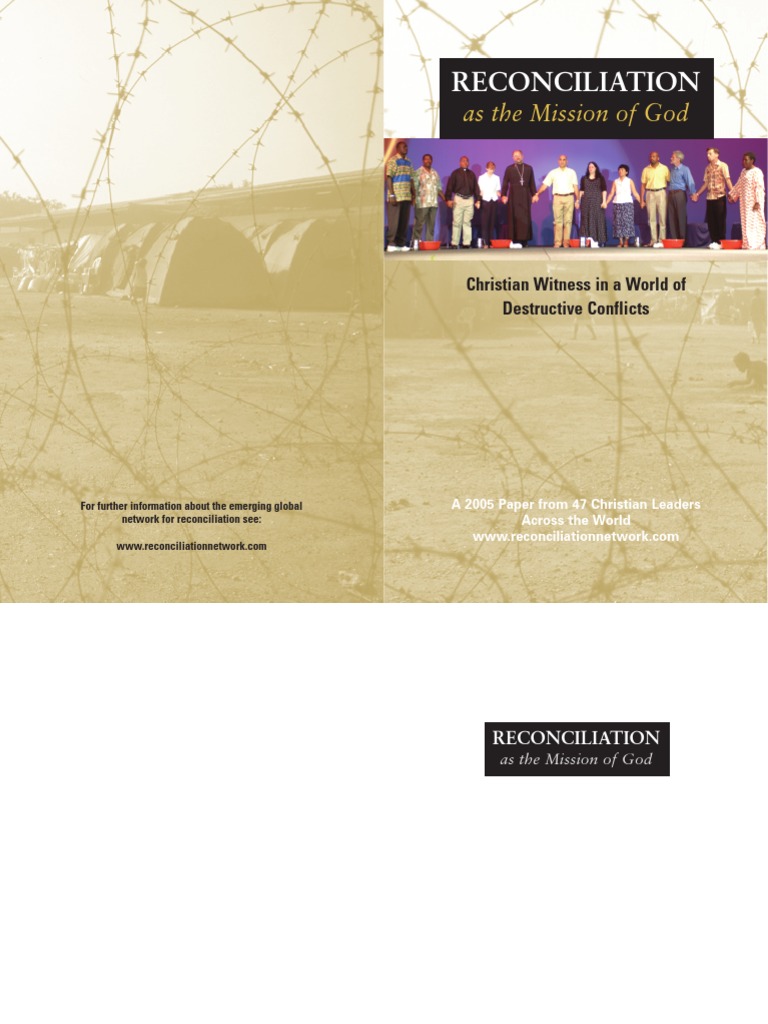 Reconciliation as God's Mission | PDF | God In Christianity | Jesus