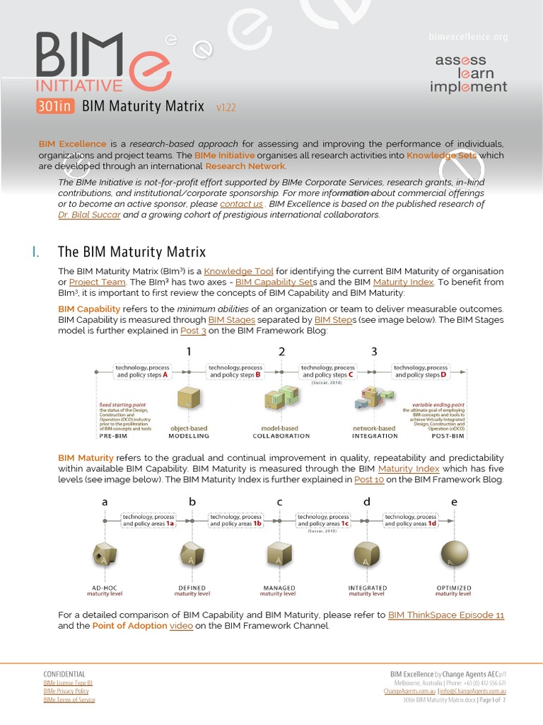 BIM Maturity Matrix | PDF | Building Information Modeling ...