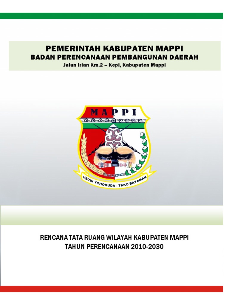 Pemerintah Kabupaten Mappi: Badan Perencanaan Pembangunan Daerah | PDF