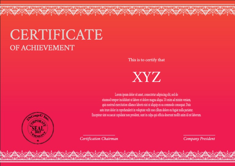Certificate Sample | PDF