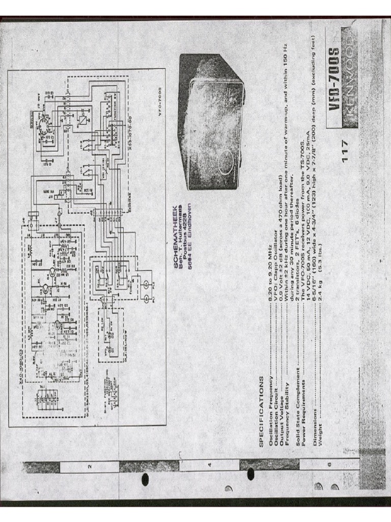 Kenwood VFO-700 Schematic | PDF