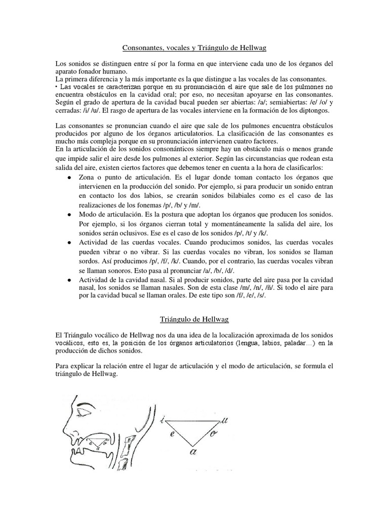 Consonantes-Triángulo de Hellwag (Javi, Ale, Ángela, Maite) | PDF ...