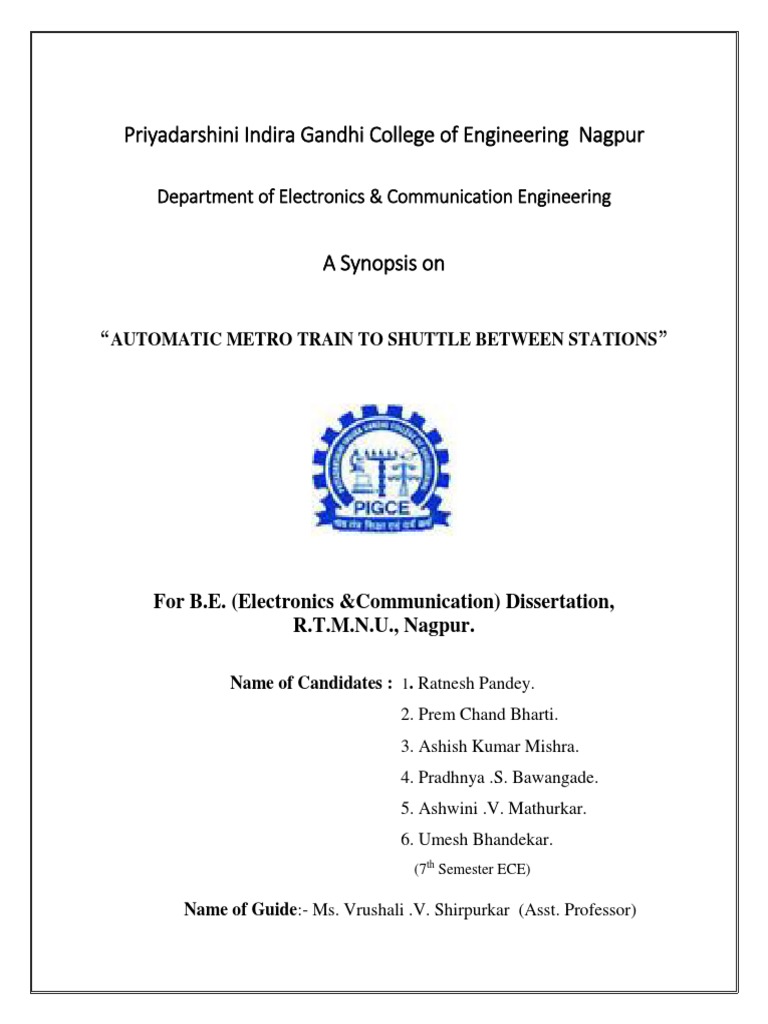 Automatic Metro Train System Prototype | PDF | Printed Circuit Board ...