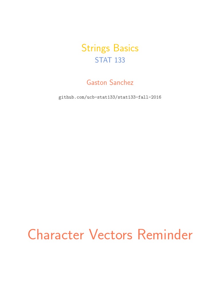 Strings Basics Pdf Quotation Mark String Computer Science
