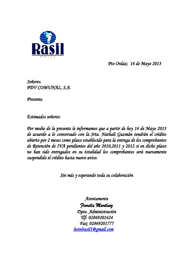 Carta PDV Comunal | PDF