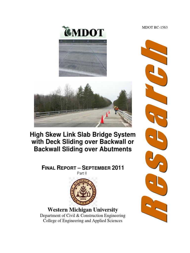 High Skew Link Slab Bridge System | PDF | Bearing (Mechanical ...
