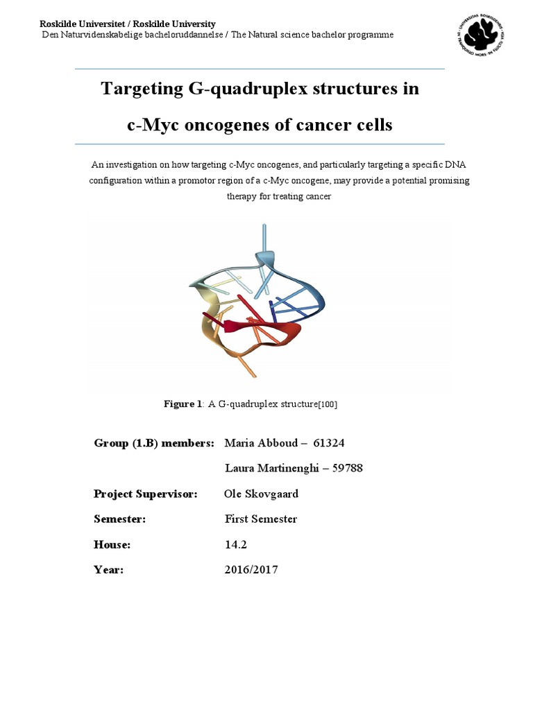 Cmyc Project | PDF | Myc | Telomere