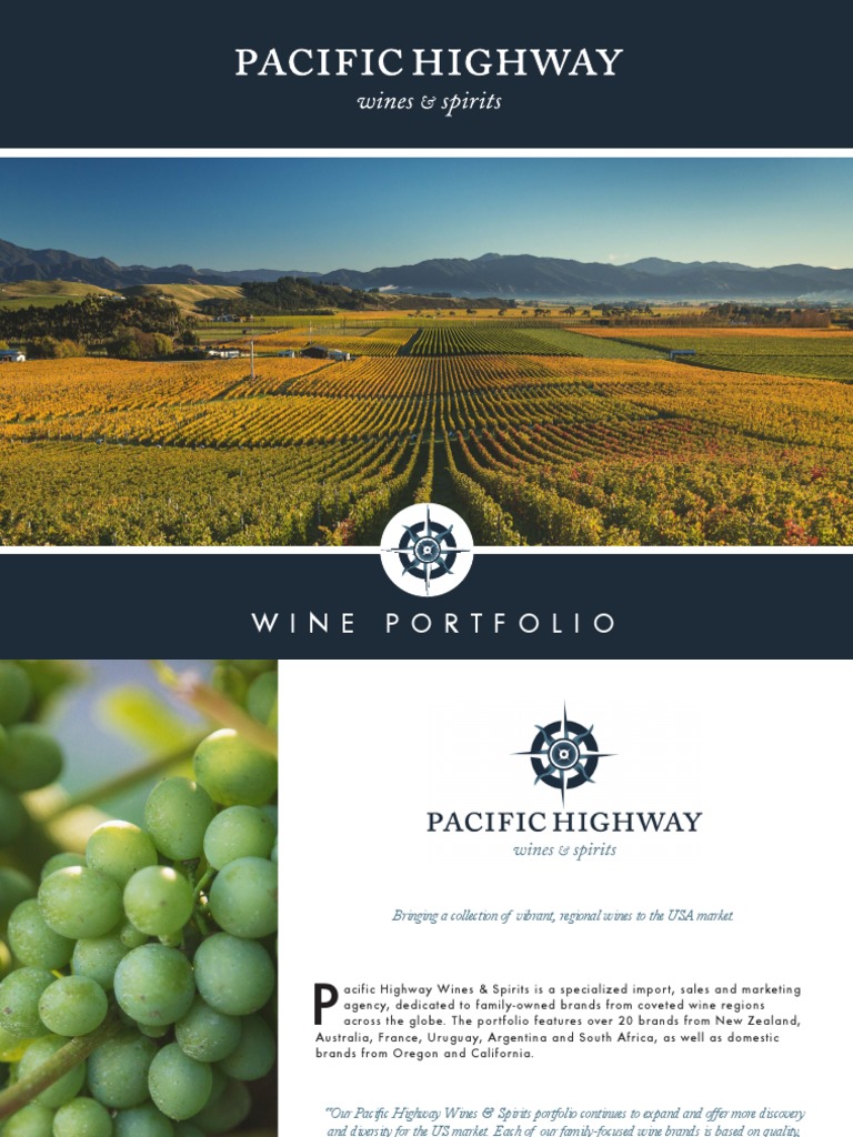 Wine Portfolio: Proudly Imported by Pacific Highway | PDF | Rose ...