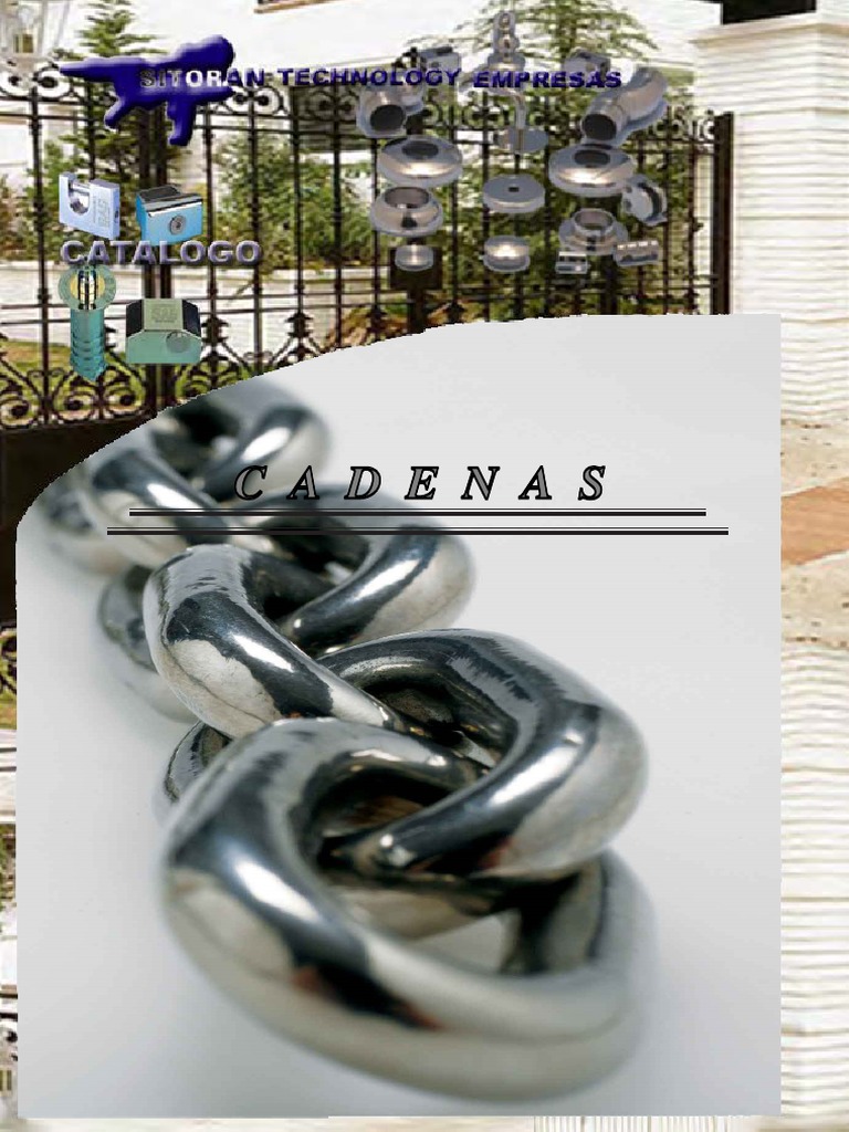 Catálogo de cadenas de acero para diferentes aplicaciones industriales ...