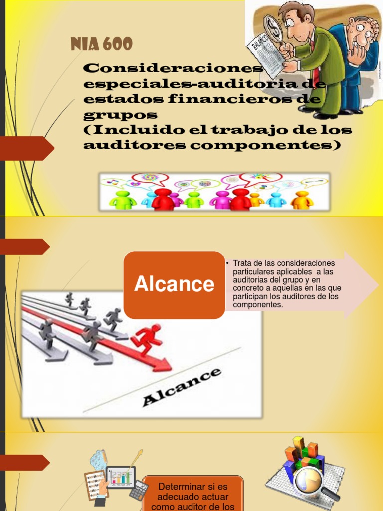 Nia 600 | PDF | Contralor | Auditoría financiera