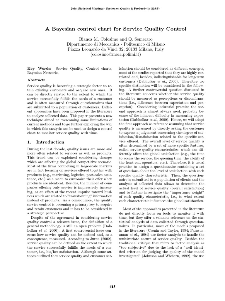 Bayesian Control Chart Pdf Bayesian Network Logarithm