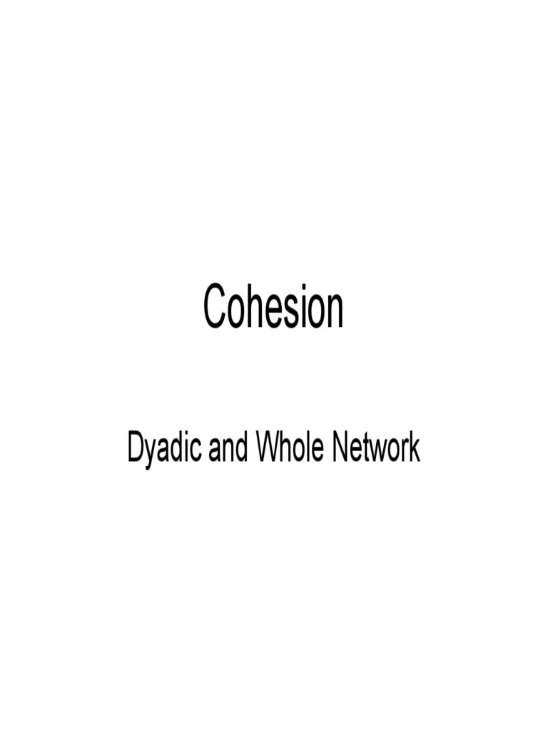 Cohesion PDF | PDF | Discrete Mathematics | Theoretical Computer Science