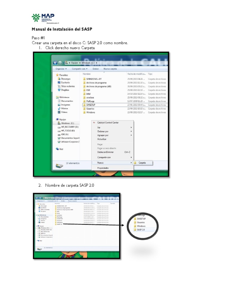 Manual de Instalación Del SASP | PDF