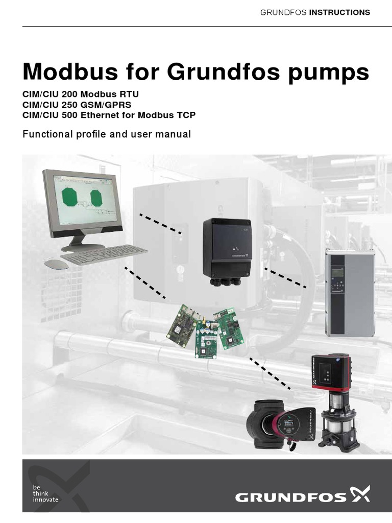Modbus For Grundfos Pumps: Functional Profile and User Manual | PDF ...