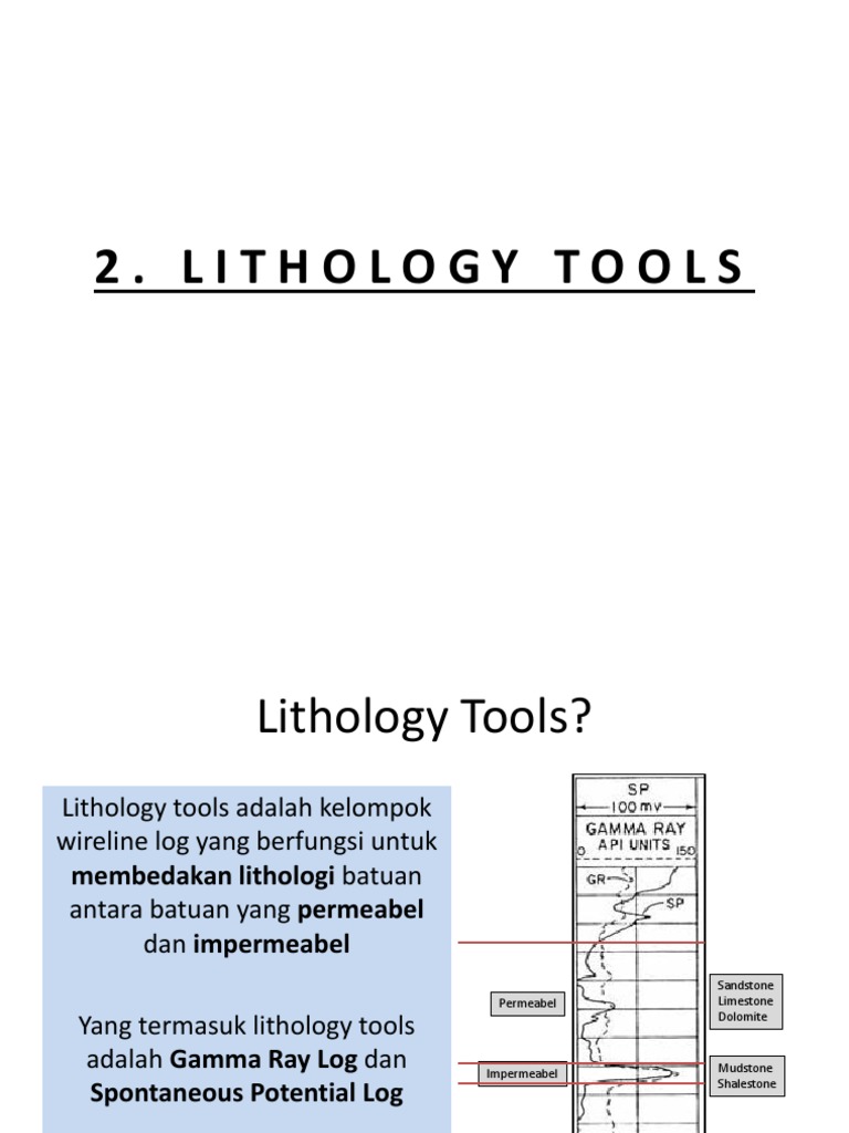 Lithology Tools | PDF