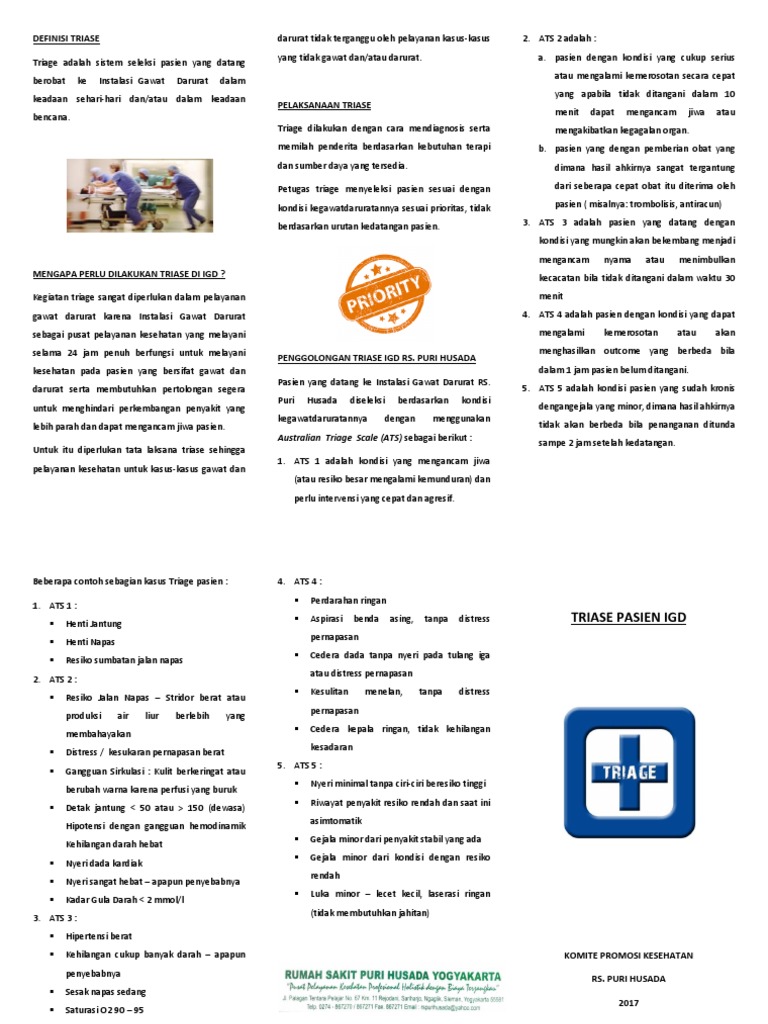 Leaflet Triase Igd -Rsph