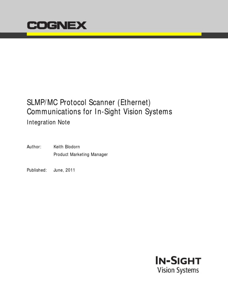 In-Sight Vision System Connection To Mitsu Q PLC | Download Free PDF ...