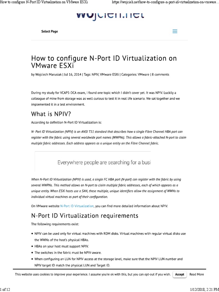 NPIV | PDF | Computer Architecture | Computing