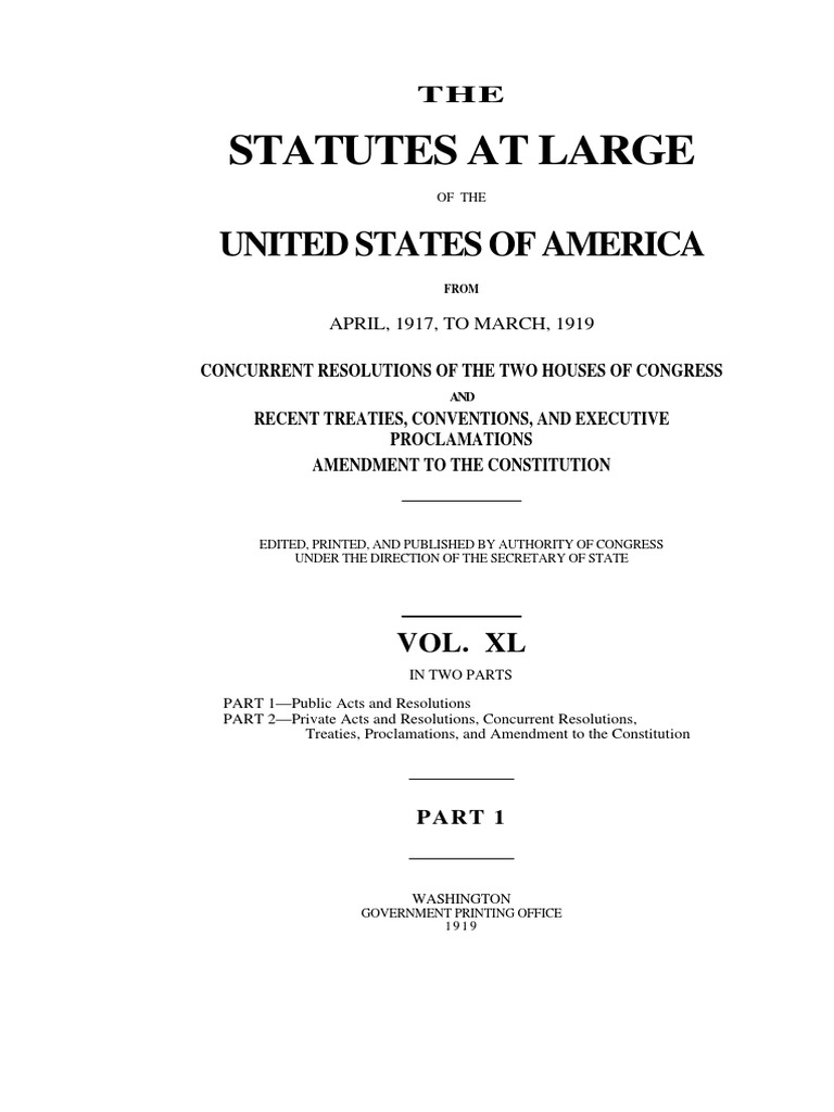 Statutes at Large: United States of America | PDF | Gross Income | Life ...
