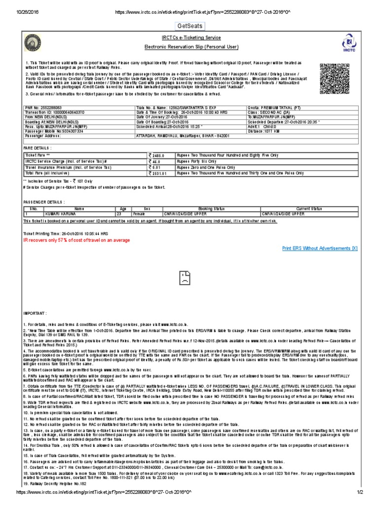 NDLS MFP 2a | PDF | Identity Document | Ticket (Admission)