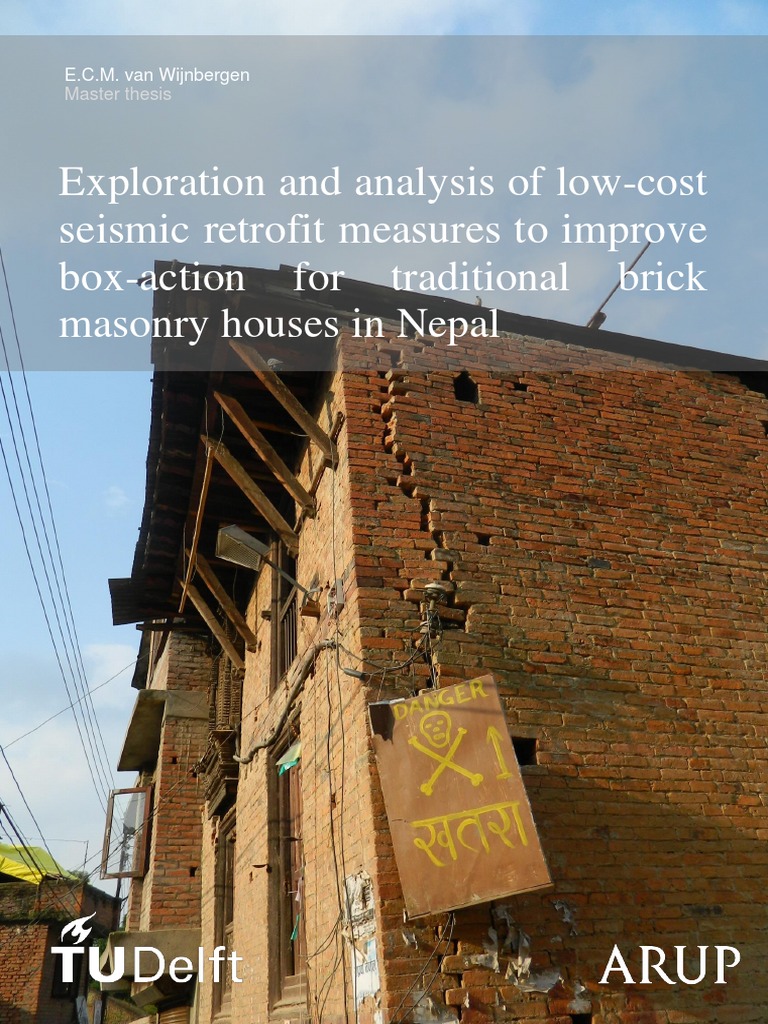 Master Thesis Tu Delft Pdf Masonry Fracture