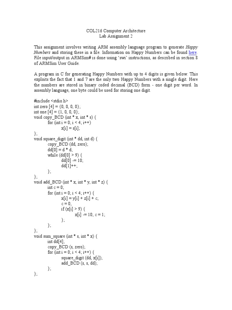 Lab Assignment 2 PDF | PDF | Computers