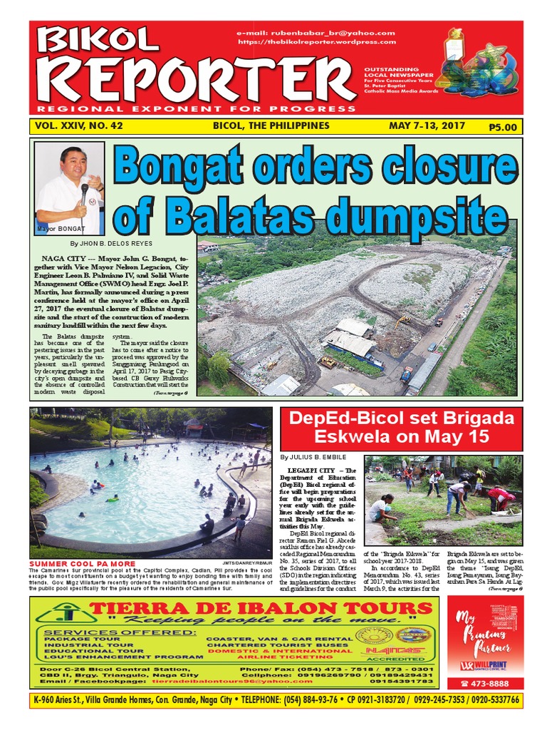 Brigada Eskwela Launch in Bicol 2017 | PDF | Association Of Southeast ...