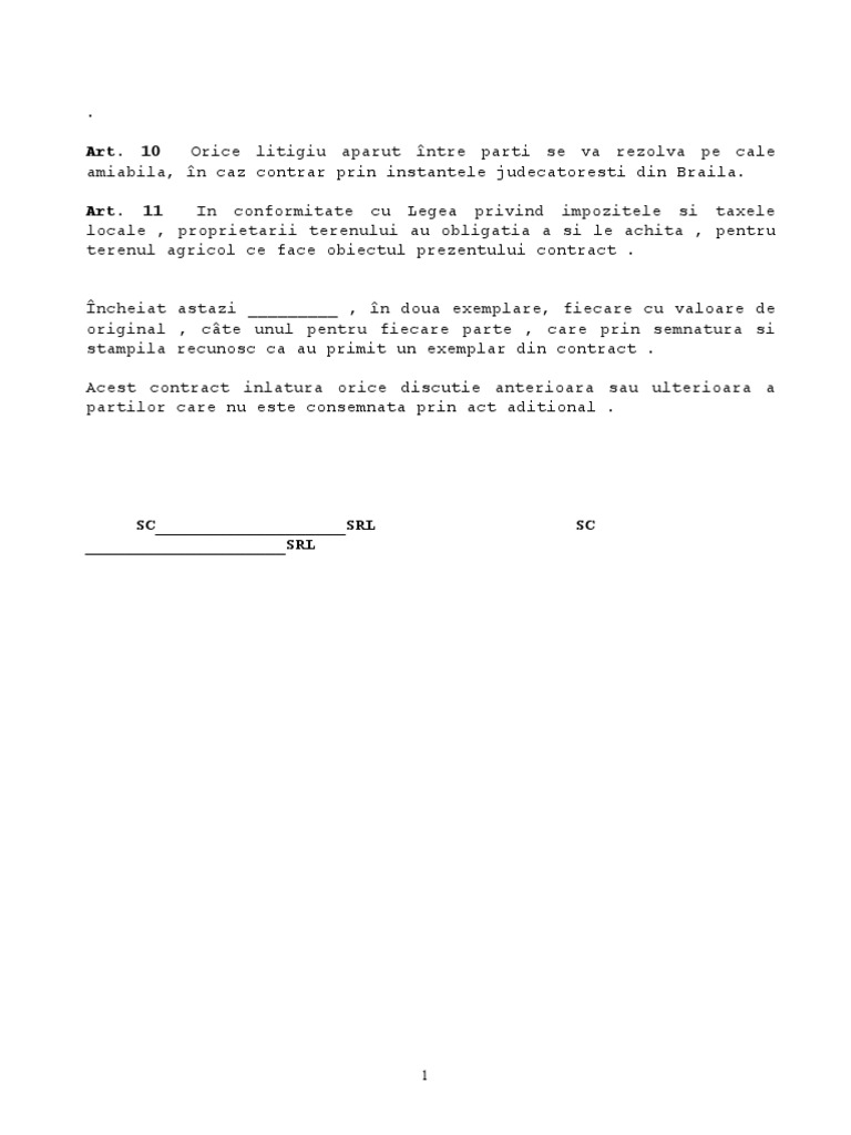 9 1 Contract de Colaborare Model 2901 | PDF