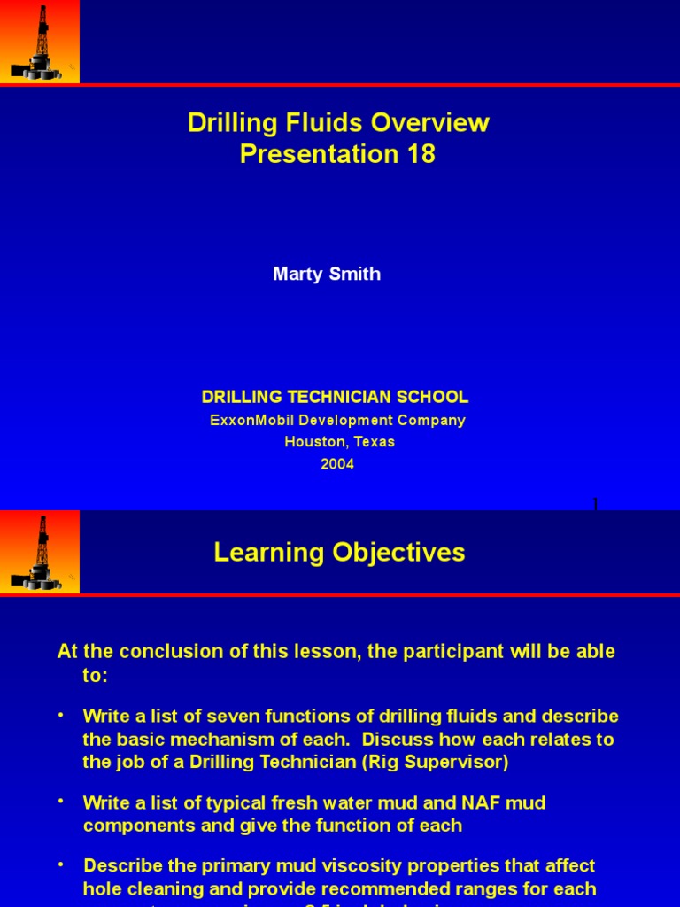 Drilling Fluids: Functions and Types | PDF | Rheology | Oil Well