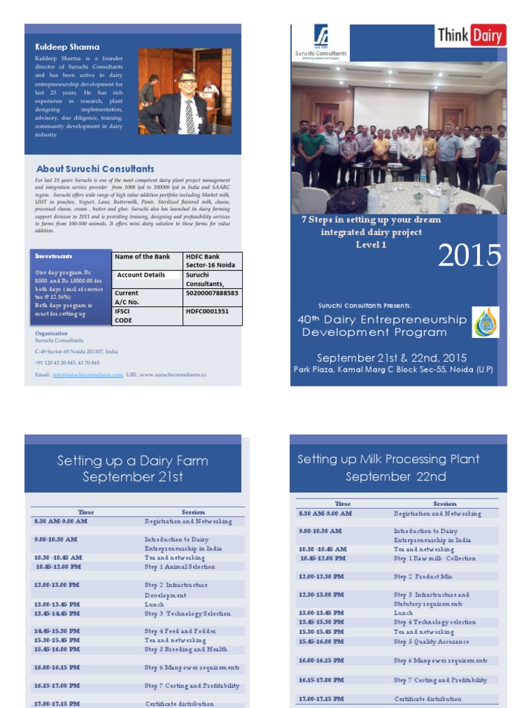 Dairy Entrepreneurship Guide | PDF | Milk | Food And Drink