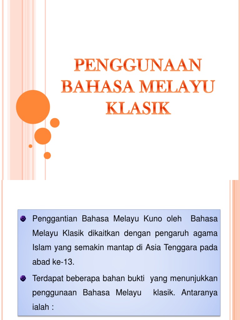 Penemuan BM Klasik | PDF