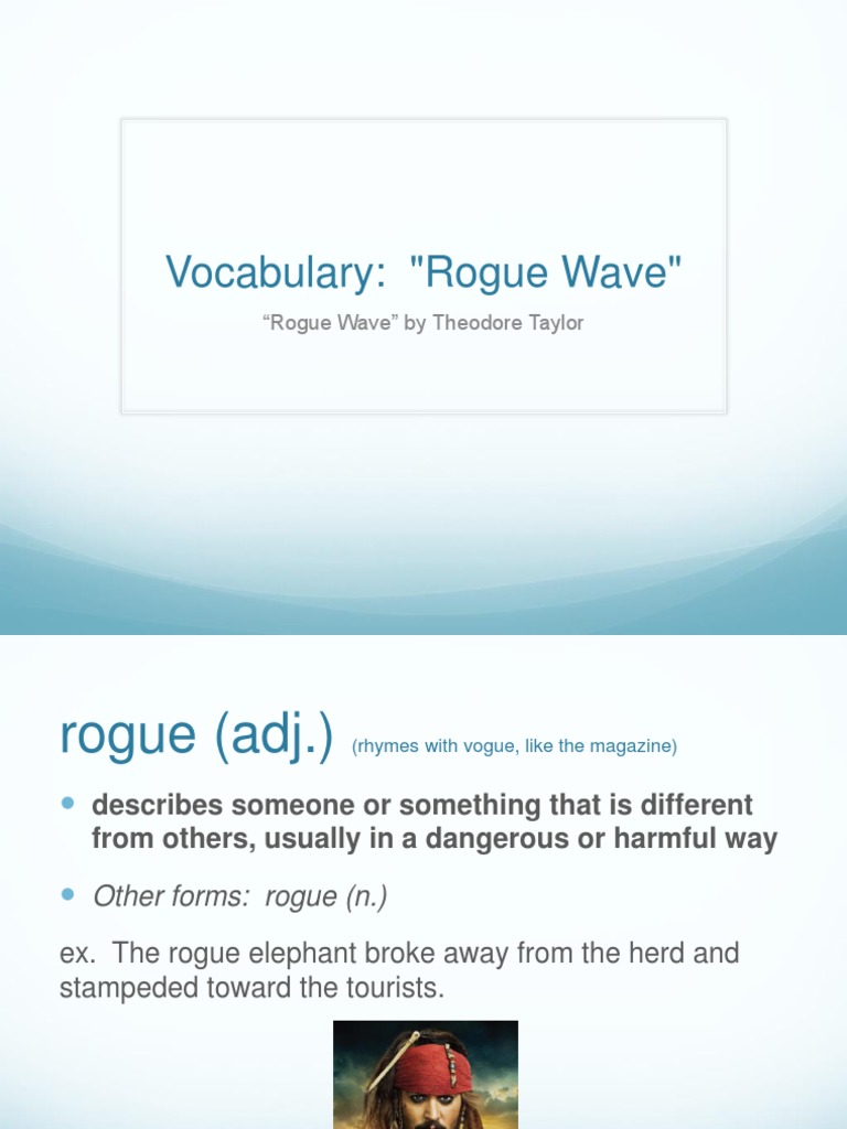 Vocabulary Rogue Wave | PDF