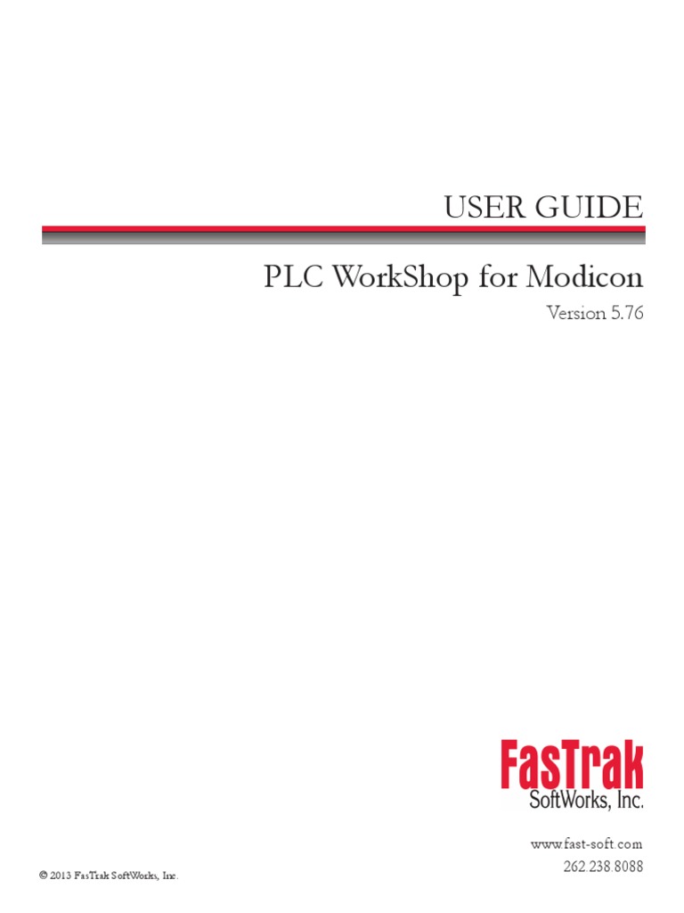 PLC Ws Modicon User Guide v5.76 | PDF | Programmable Logic Controller ...