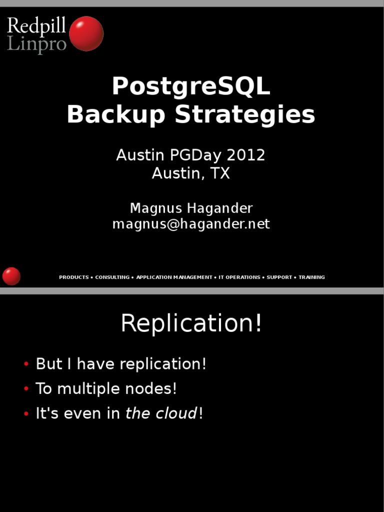 Backup Strategies | PDF | Postgre Sql | Replication (Computing)
