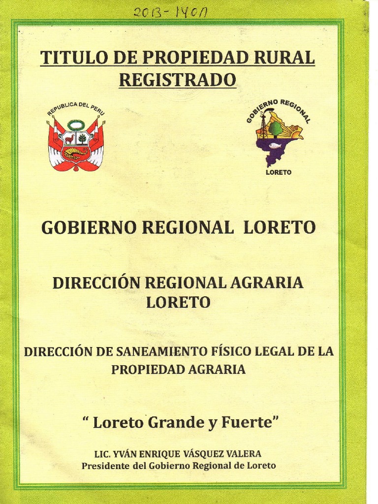 Titulo de Propiedad PDF | PDF