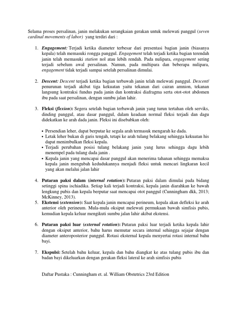 7 Cardinal Movement | PDF