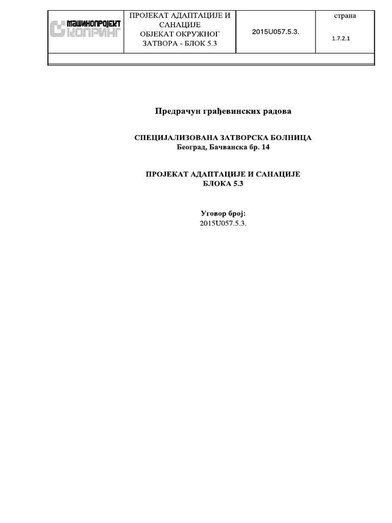 Predmer - Avramenko Tavanica | PDF